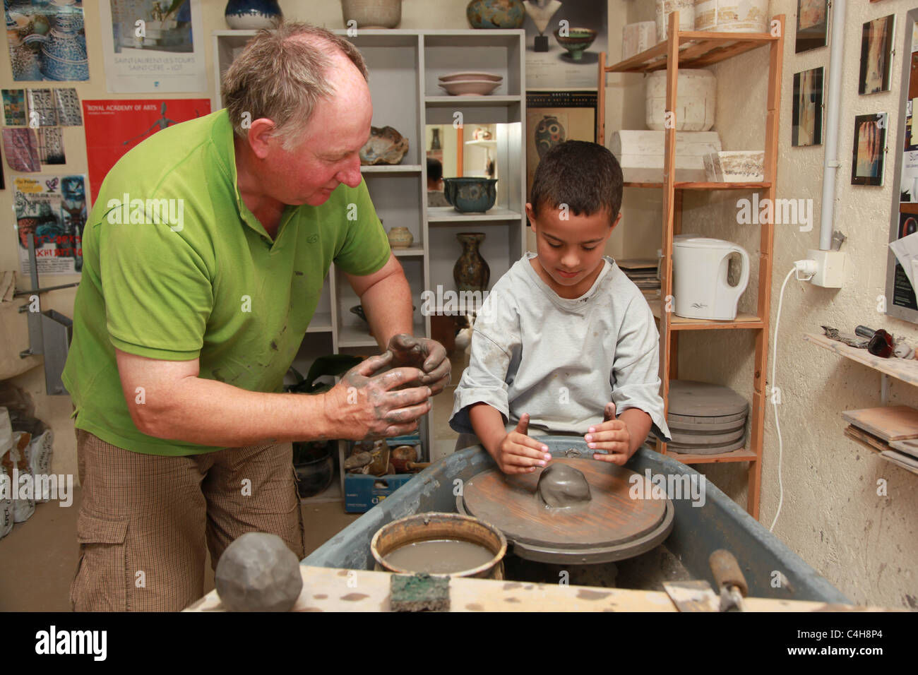 Pottery Lesson High Resolution Stock Photography and Images - Alamy
