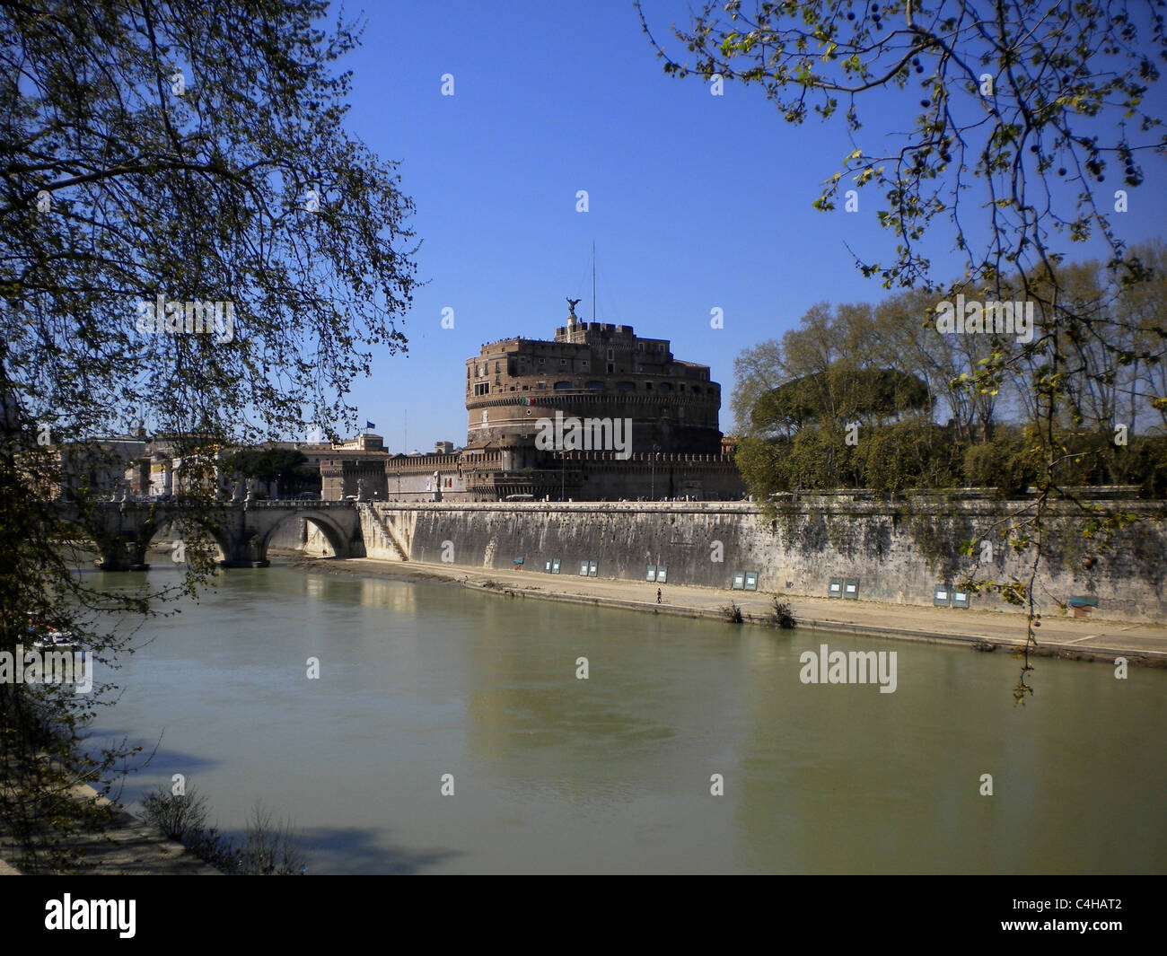 Rome historical center cityscape view at dusk Stock Photo - Alamy