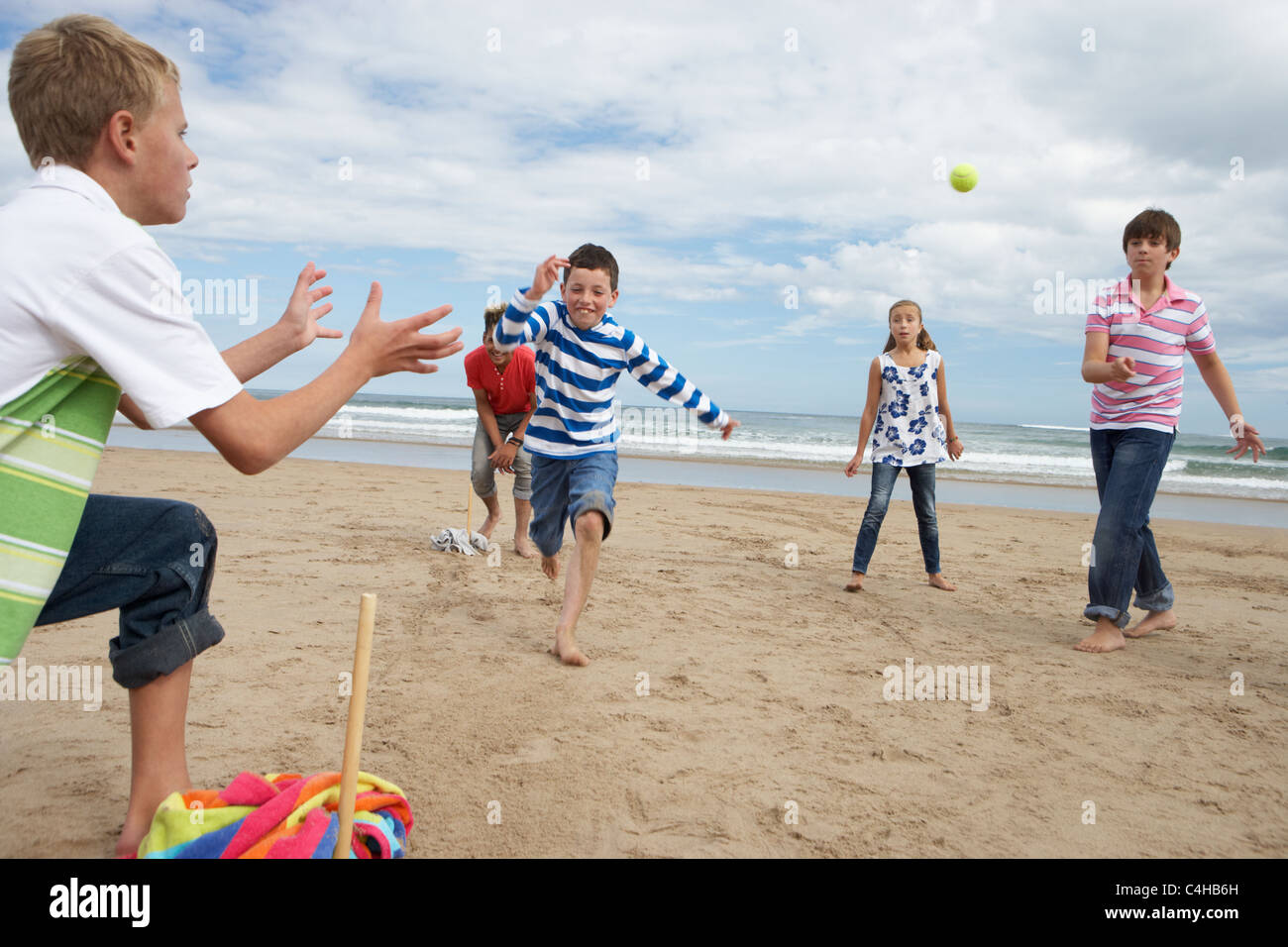 Baseball at the beach hi-res stock photography and images - Alamy