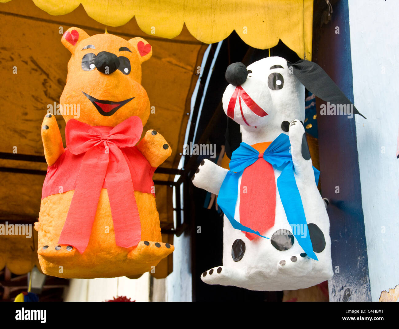 Pinatas on display Leon Nicaragua Stock Photo - Alamy