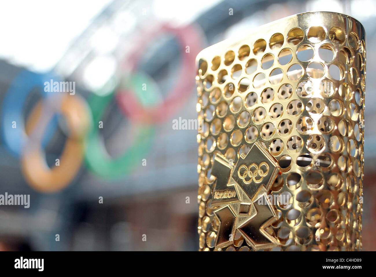 Olympic torch 2012 background hi-res stock photography and images - Alamy