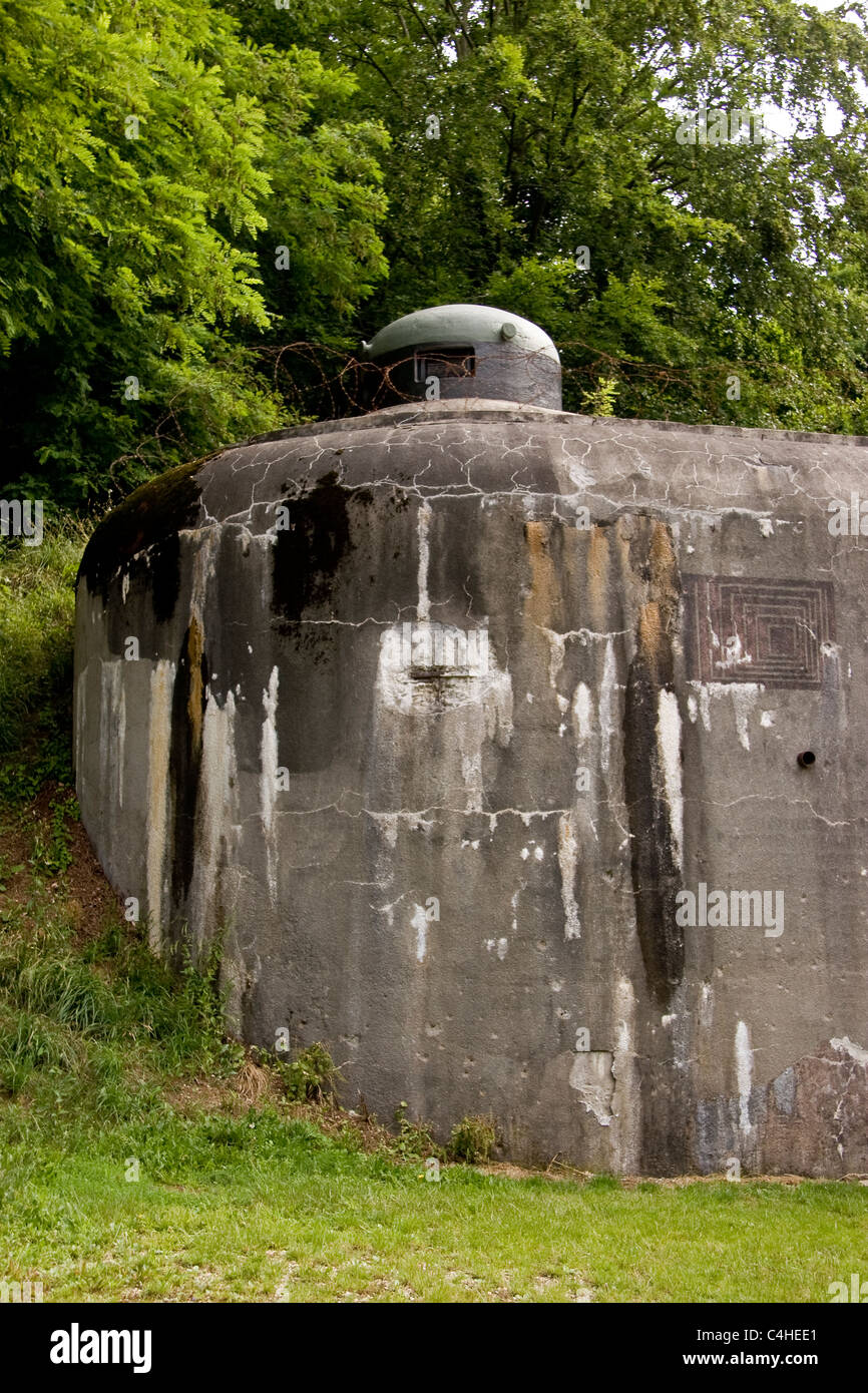 Fortifications of the Maginot Line in France Stock Photo - Alamy