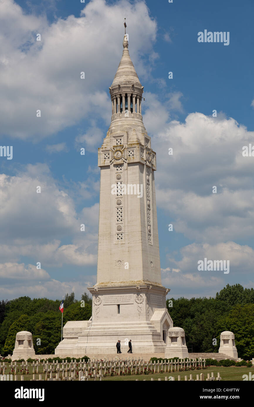 The Notre-dame de Lorette memorial and French First World War cemetery ...