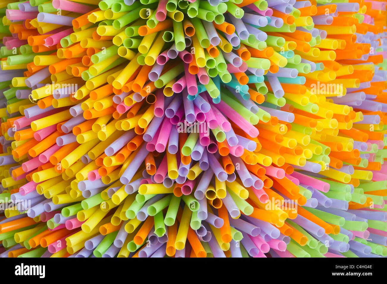 background of colorful drinking plastic straws Stock Photo - Alamy
