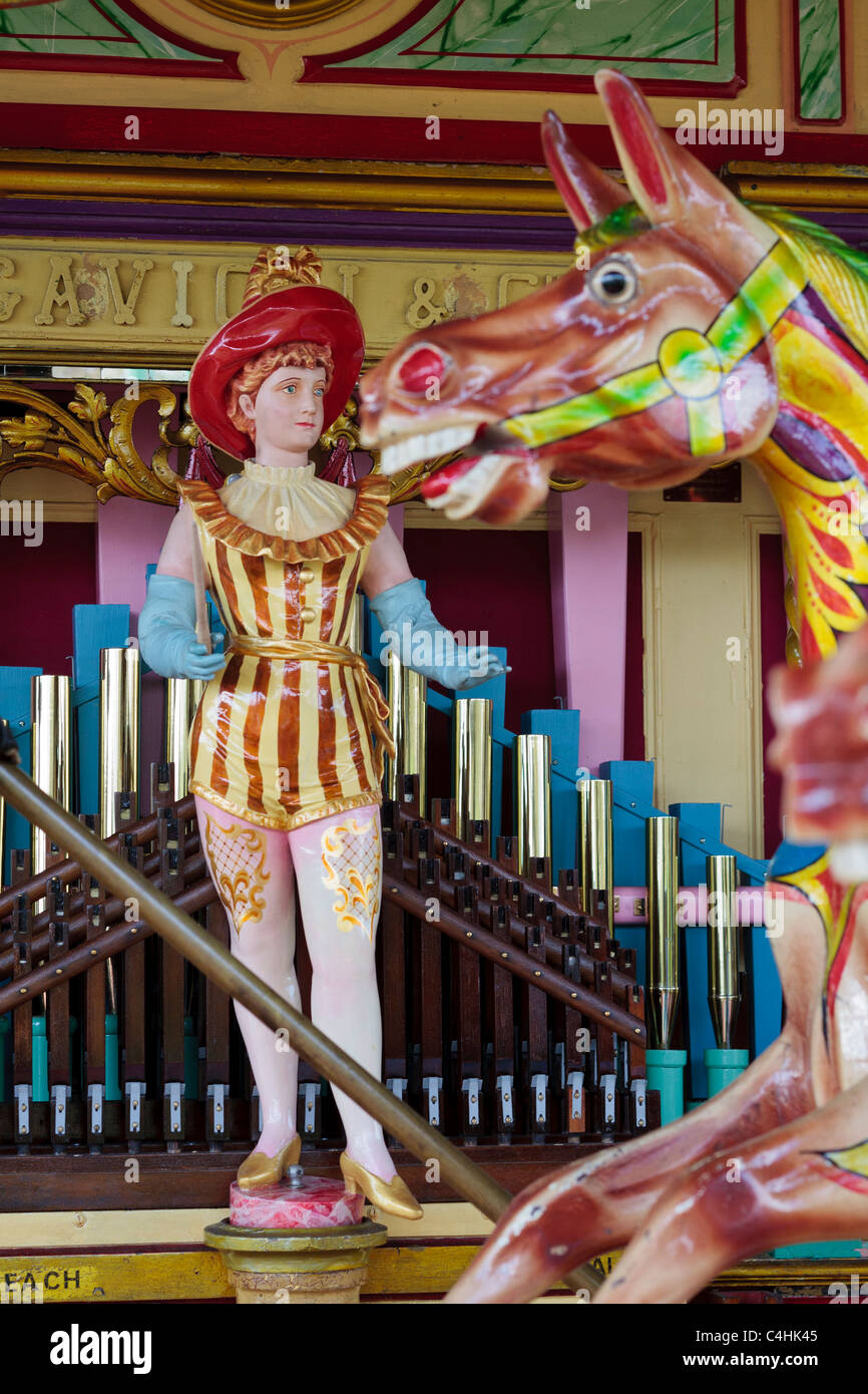 Fairground carousal beamish museum durham, england Stock Photo - Alamy