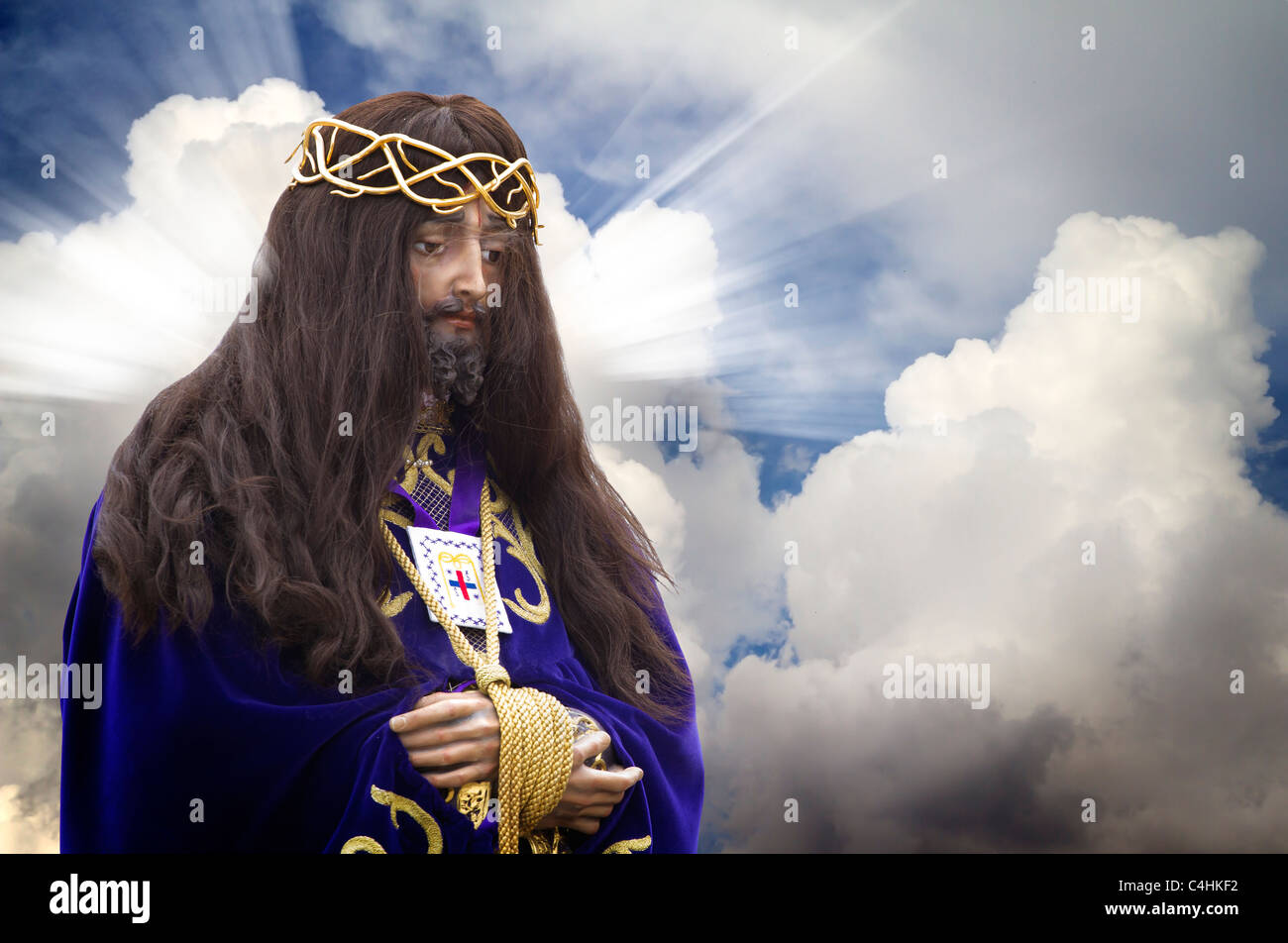 Jesus Christ In The Clouds