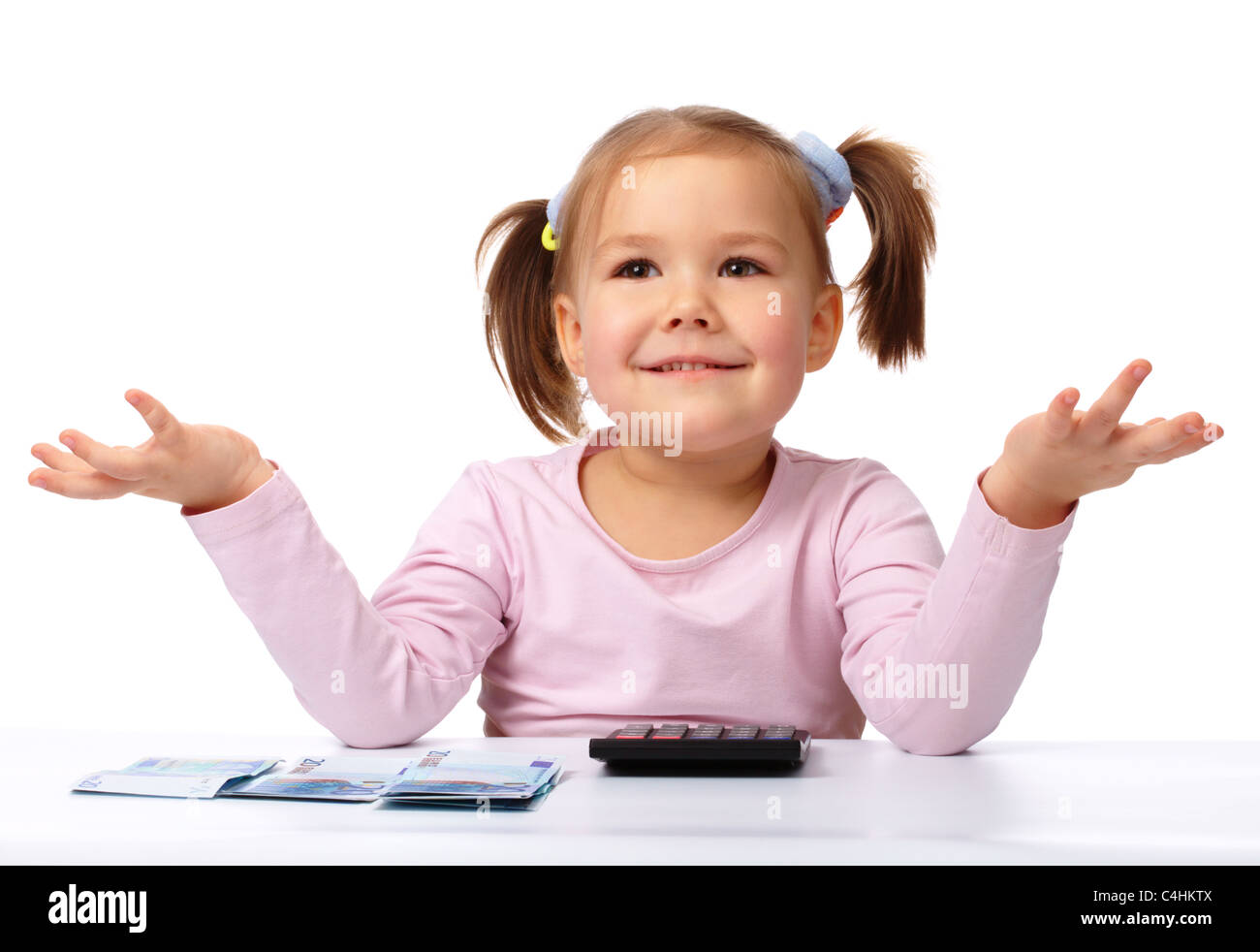 Confused child counting hi-res stock photography and images - Alamy
