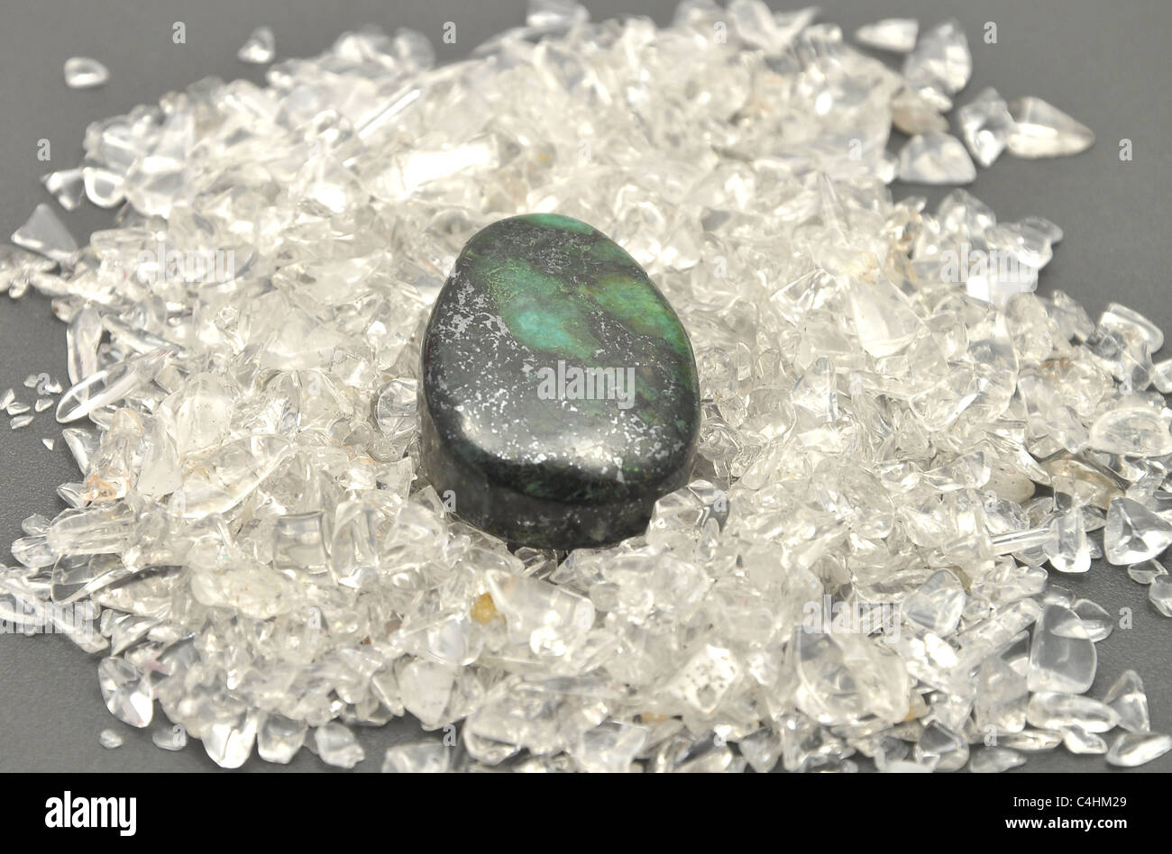 Detailed and colorful image of zoisite mineral Stock Photo - Alamy