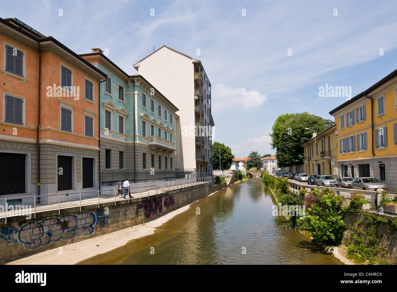 Lambro river, Monza, Italy Stock Photo - Alamy