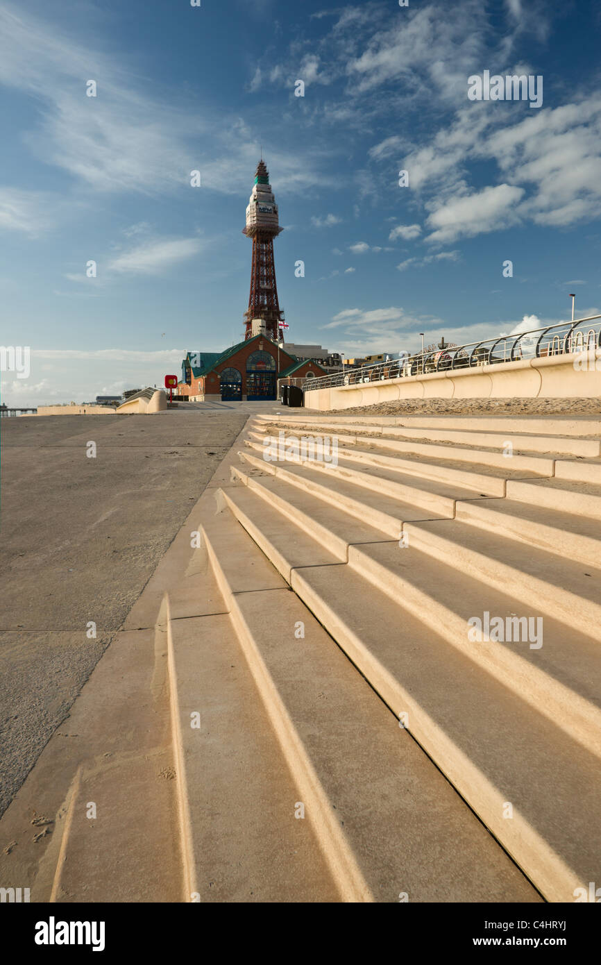 Blackpool's new seafront Stock Photo - Alamy