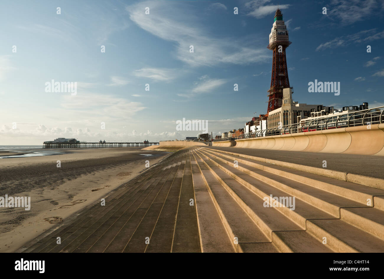 Blackpool's new seafront Stock Photo - Alamy