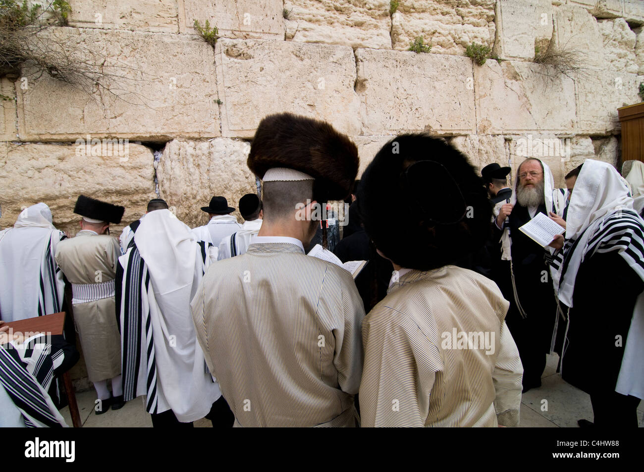 Hasidic orthodox jews pray hi-res stock photography and images - Alamy