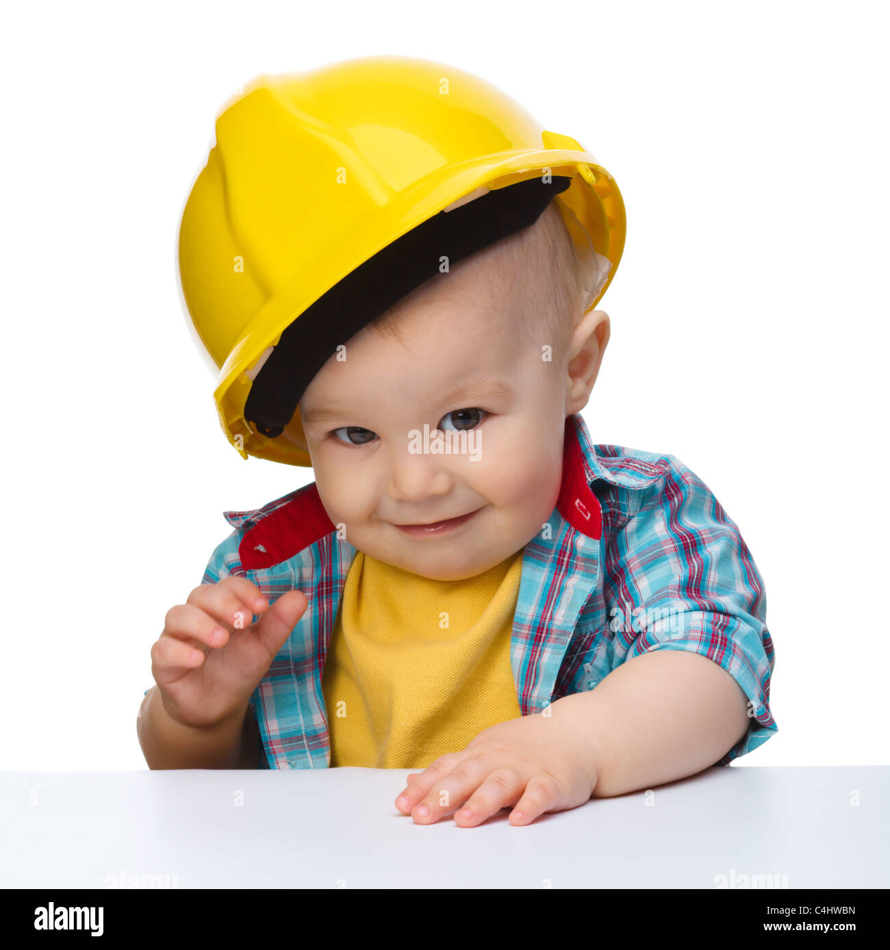 Boy wearing oversized hat hi-res stock photography and images - Alamy
