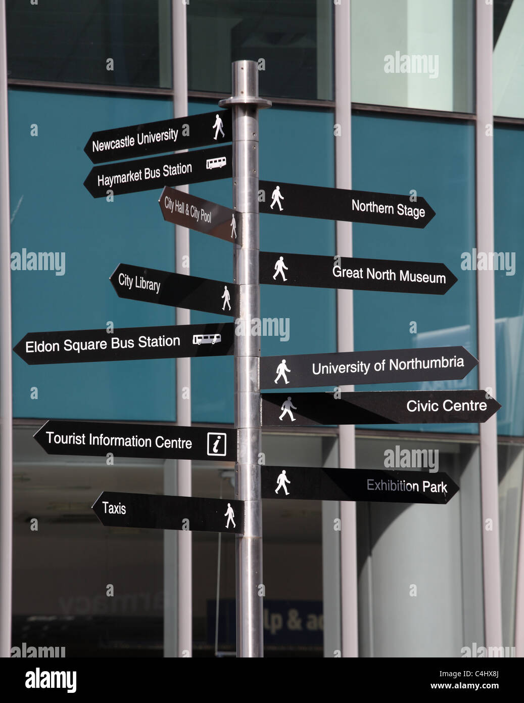 Pedestrians direction sign High Resolution Stock Photography and Images ...