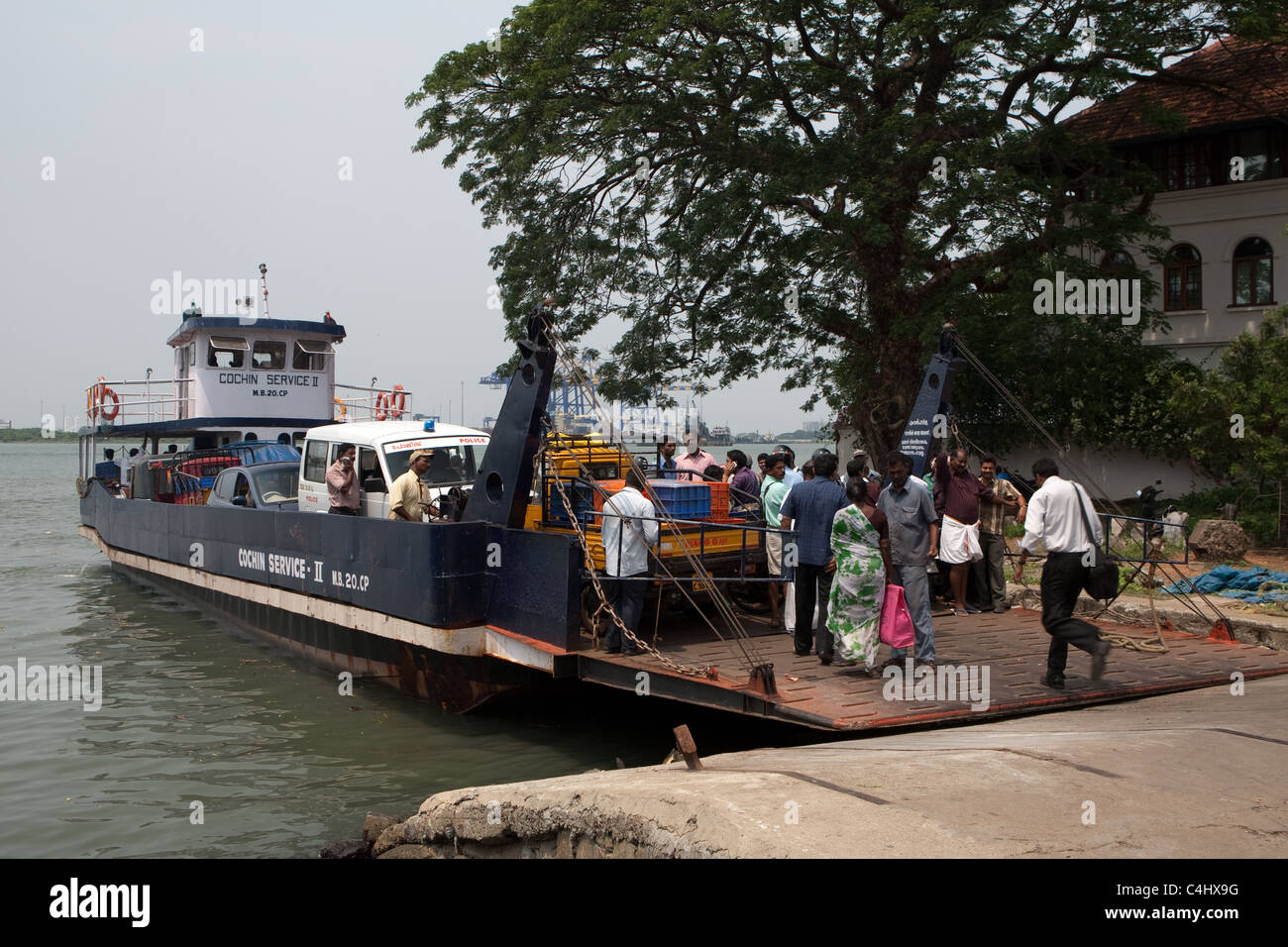 Fort Cochin ferry, Kerala, India Stock Photo - Alamy