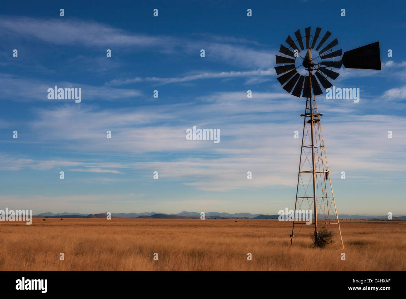 Karoo windmill moody hi-res stock photography and images - Alamy