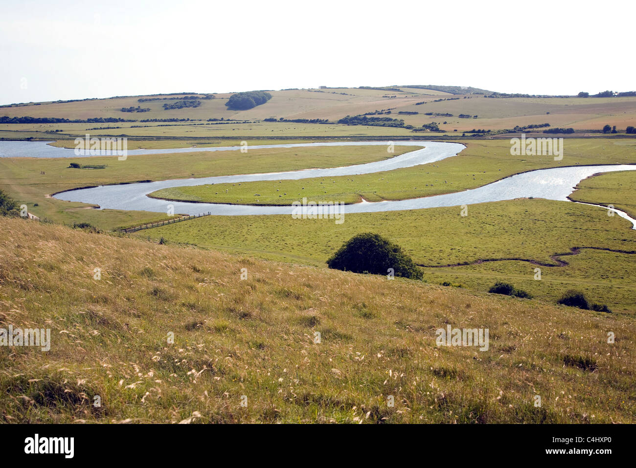 River cuckmere meanders flood hi-res stock photography and images - Alamy