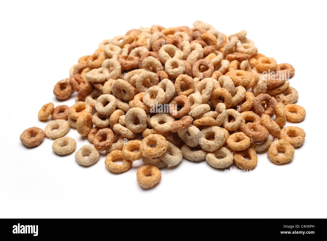 Cheerios bowl pile milk Cut Out Stock Images & Pictures - Alamy