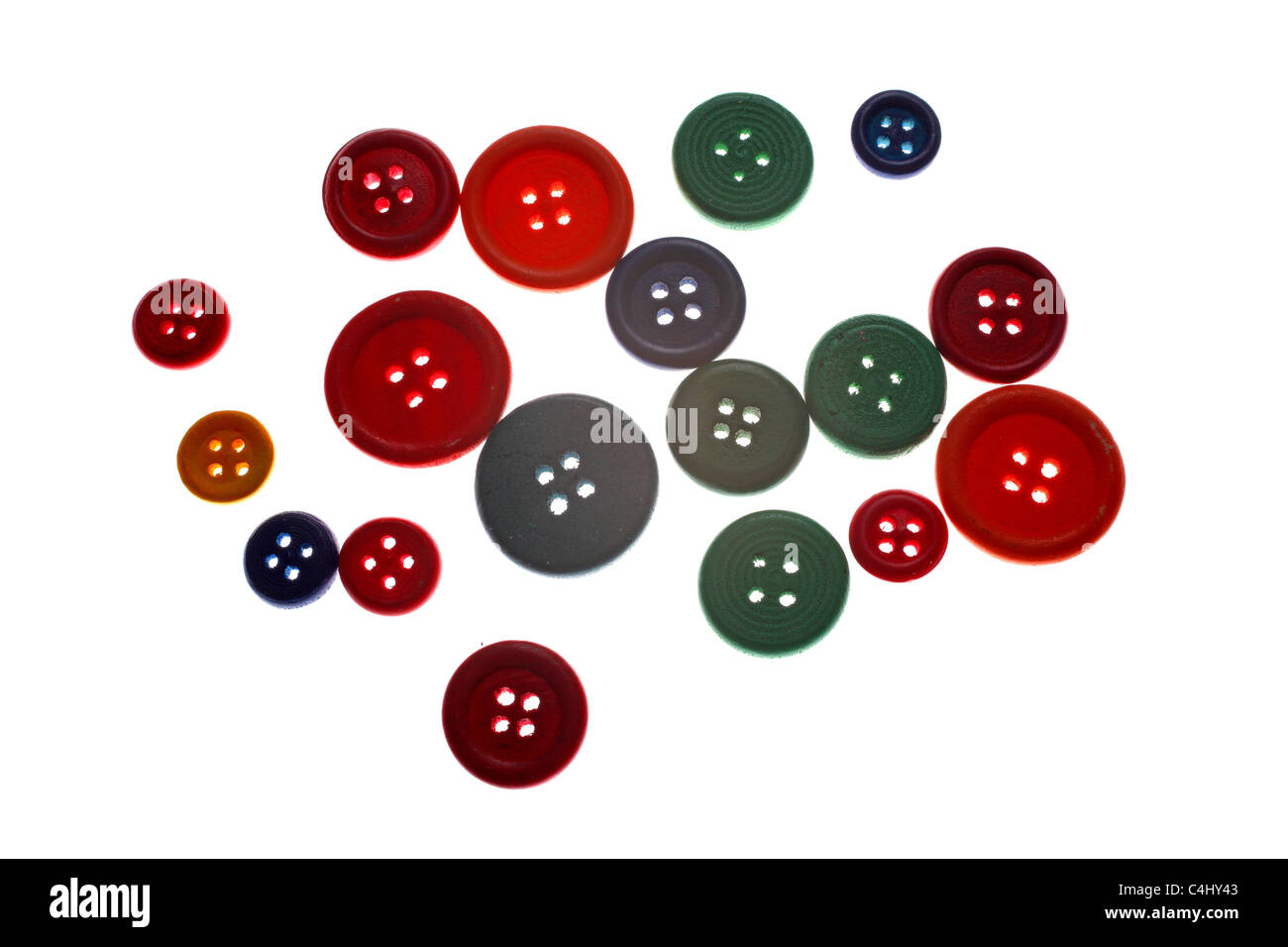 colorful transparent buttons Stock Photo - Alamy