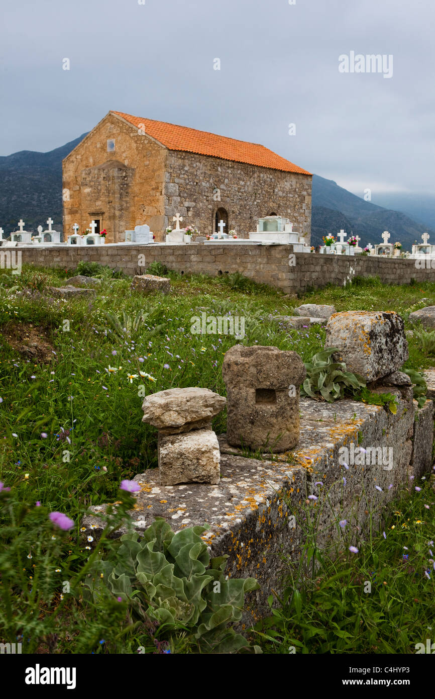 The Ancient Sanctuary of Telesterion at the ancient Hellenic city of ...