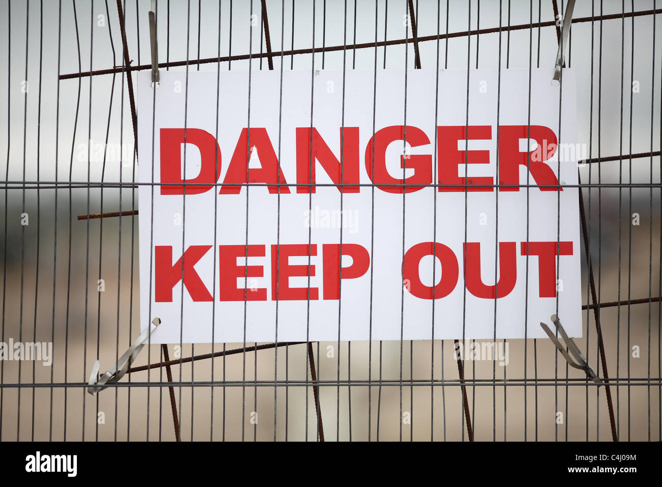 Danger Keep Out sign. Picture by James Boardman Stock Photo - Alamy
