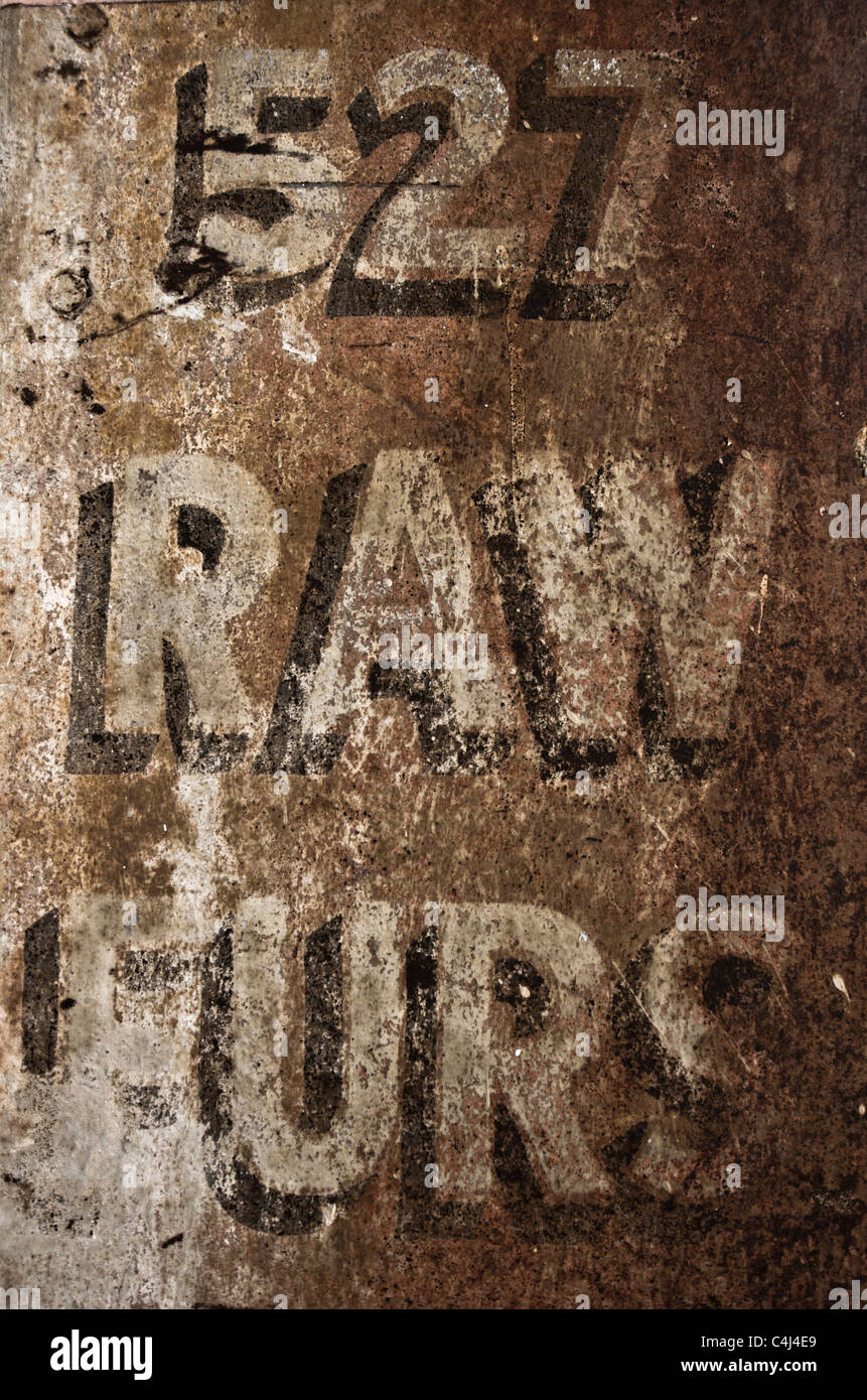 Building Address Sign in the French Quarter, New Orleans, LA, USA Stock ...