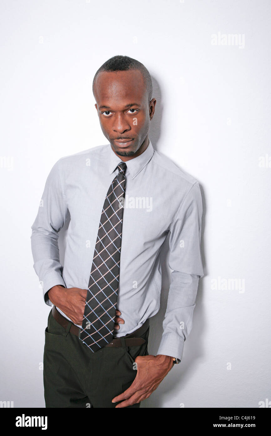 Young African Business Man Stock Photo - Alamy