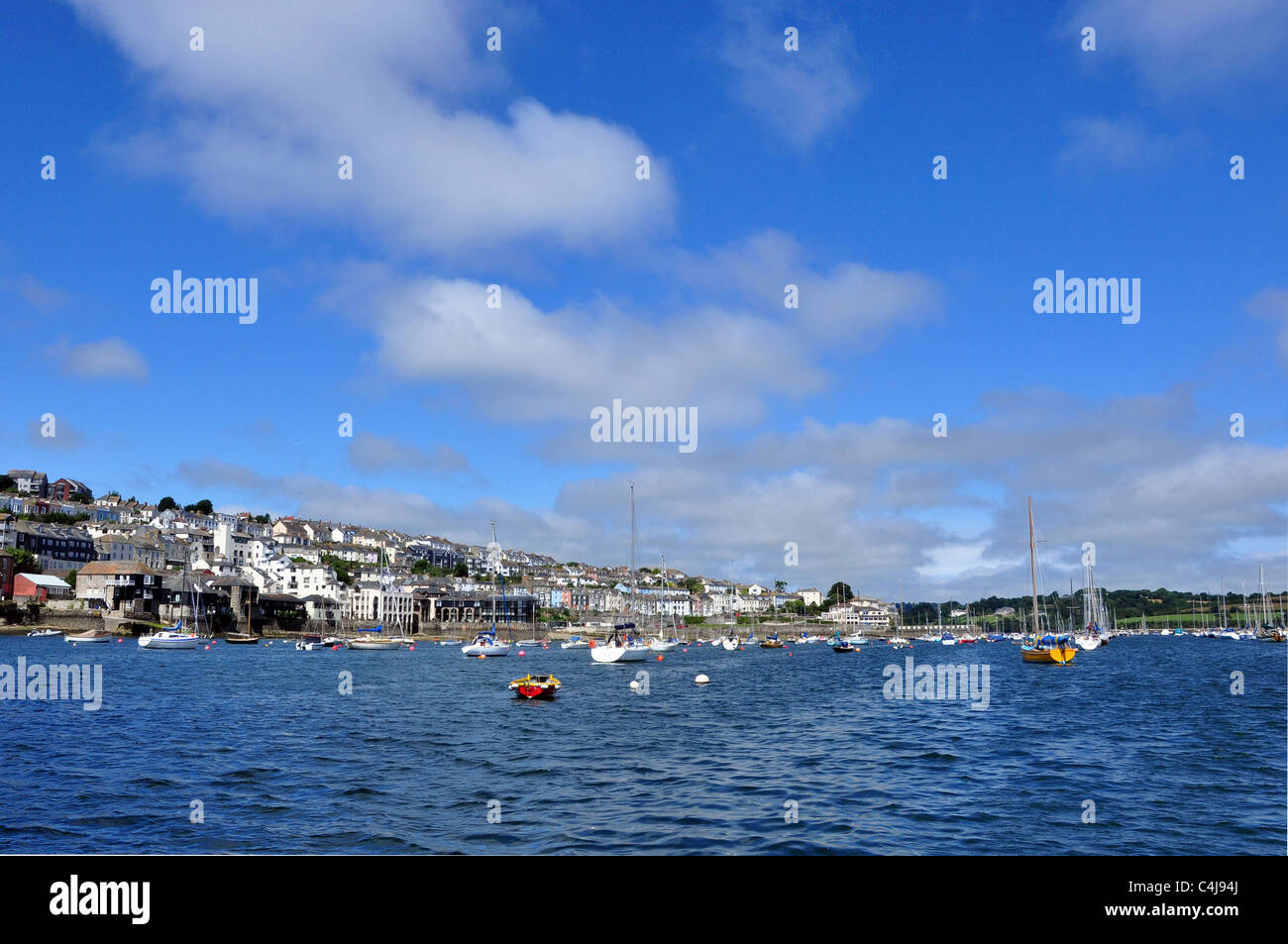 Falmouth harbour aerial view hi-res stock photography and images - Alamy