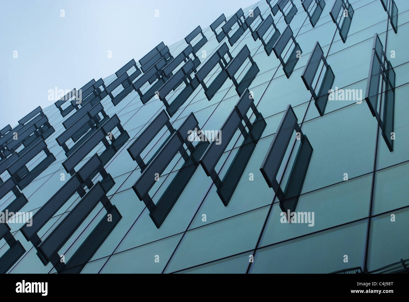 Modern Glass fronted office block Stock Photo - Alamy