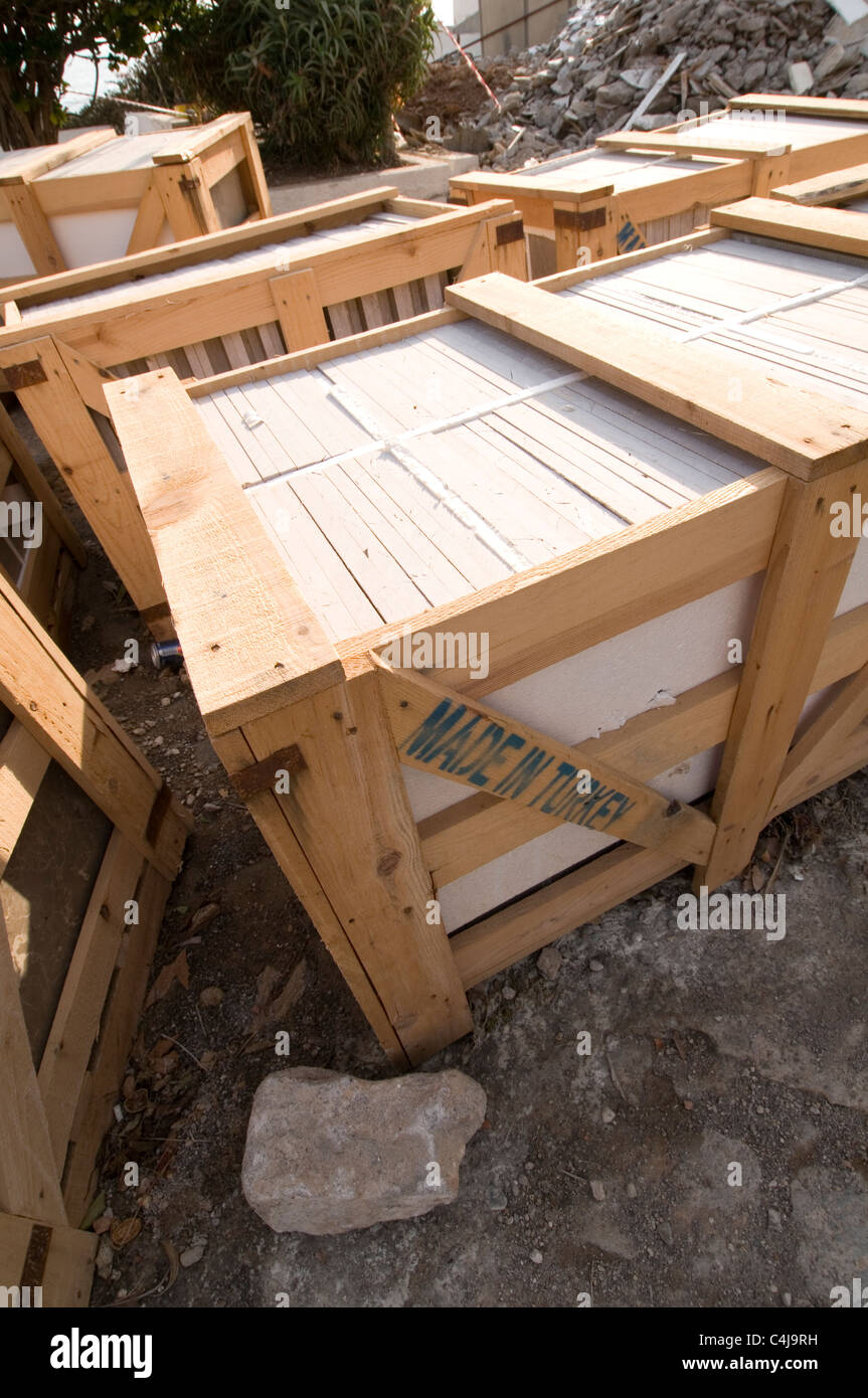 Crate building materials hi-res stock photography and images - Alamy