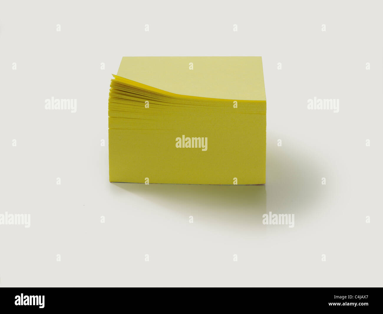 Big block of post-it Stock Photo - Alamy