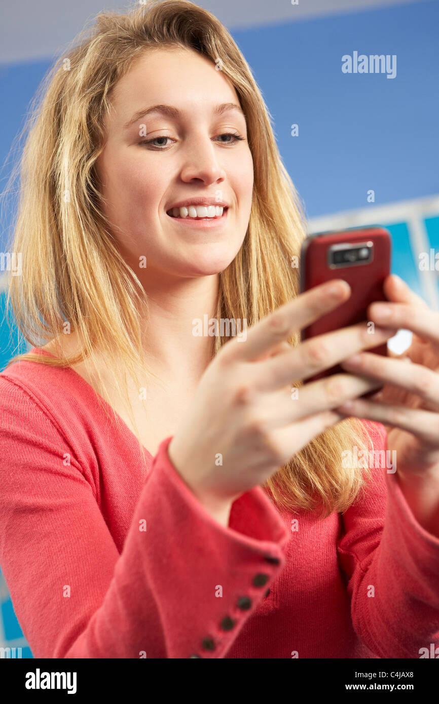 Pupil Mobile Phone Locker High Resolution Stock Photography and Images ...