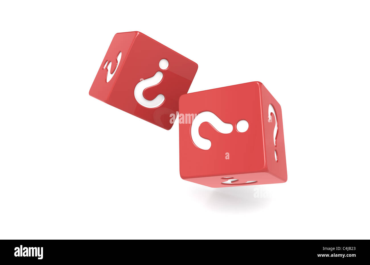 Dice question mark symbol isolated hi-res stock photography and images ...