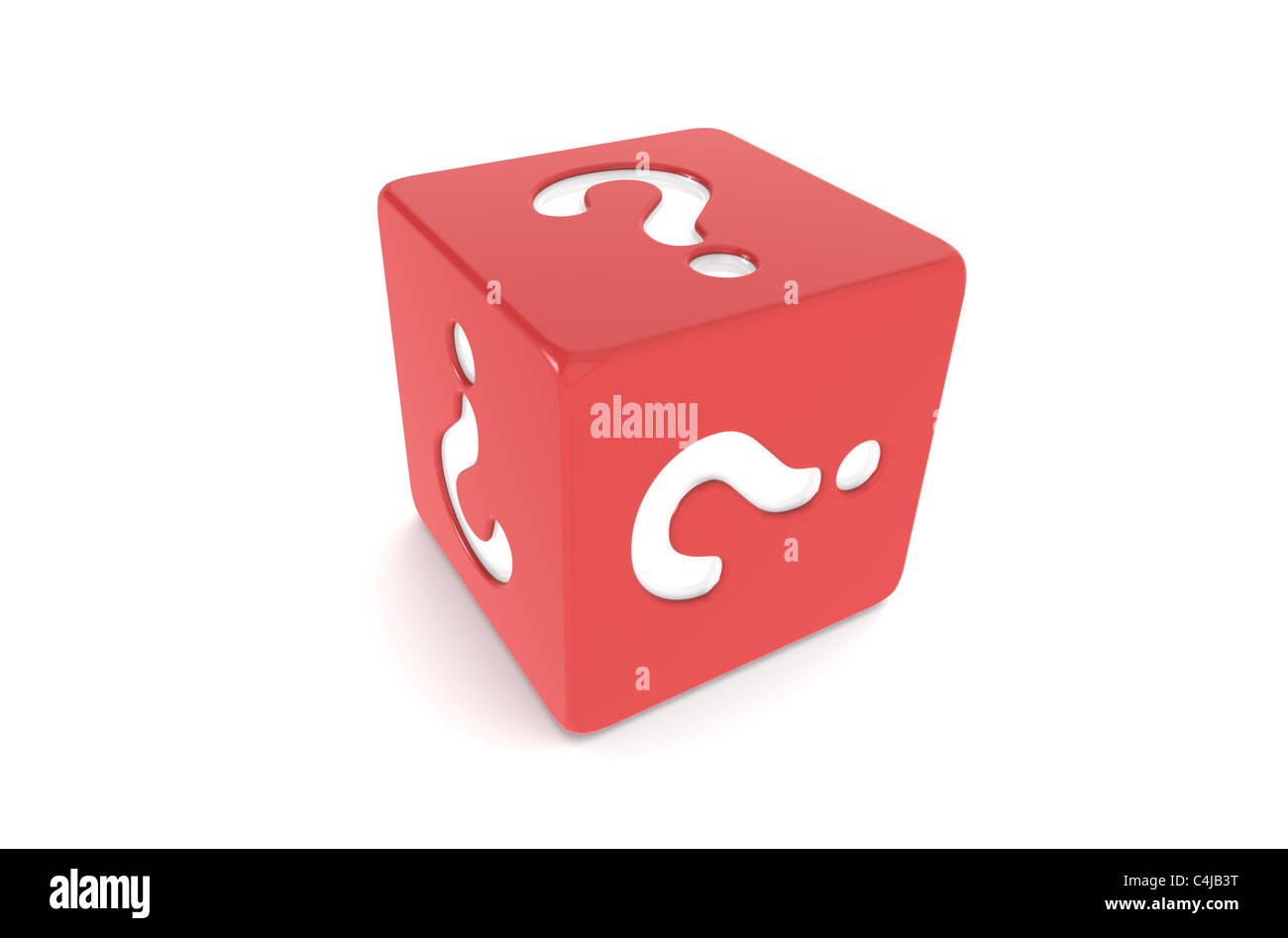 Dice question mark symbol isolated hi-res stock photography and images ...