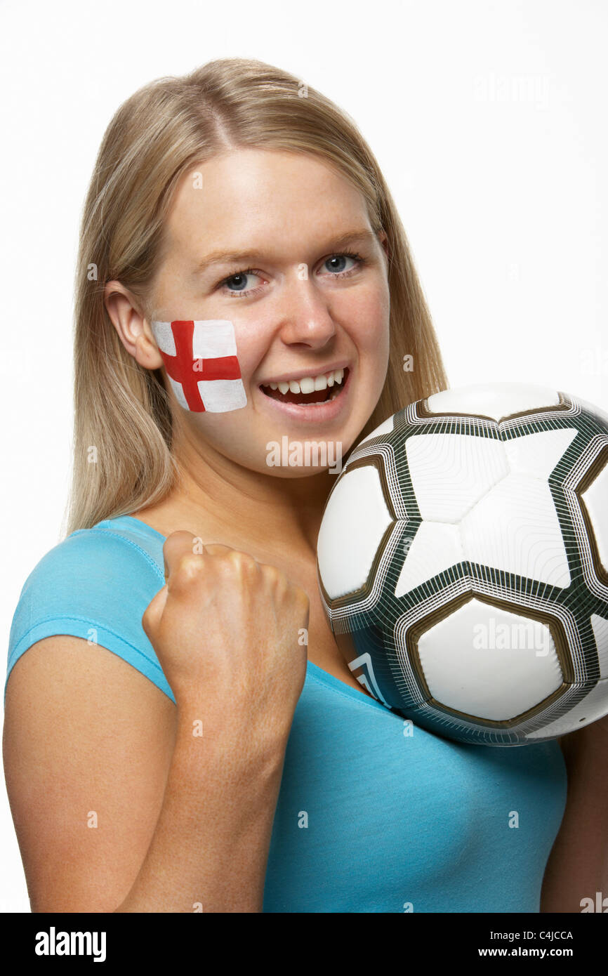 Young female sports fan st hi-res stock photography and images - Alamy