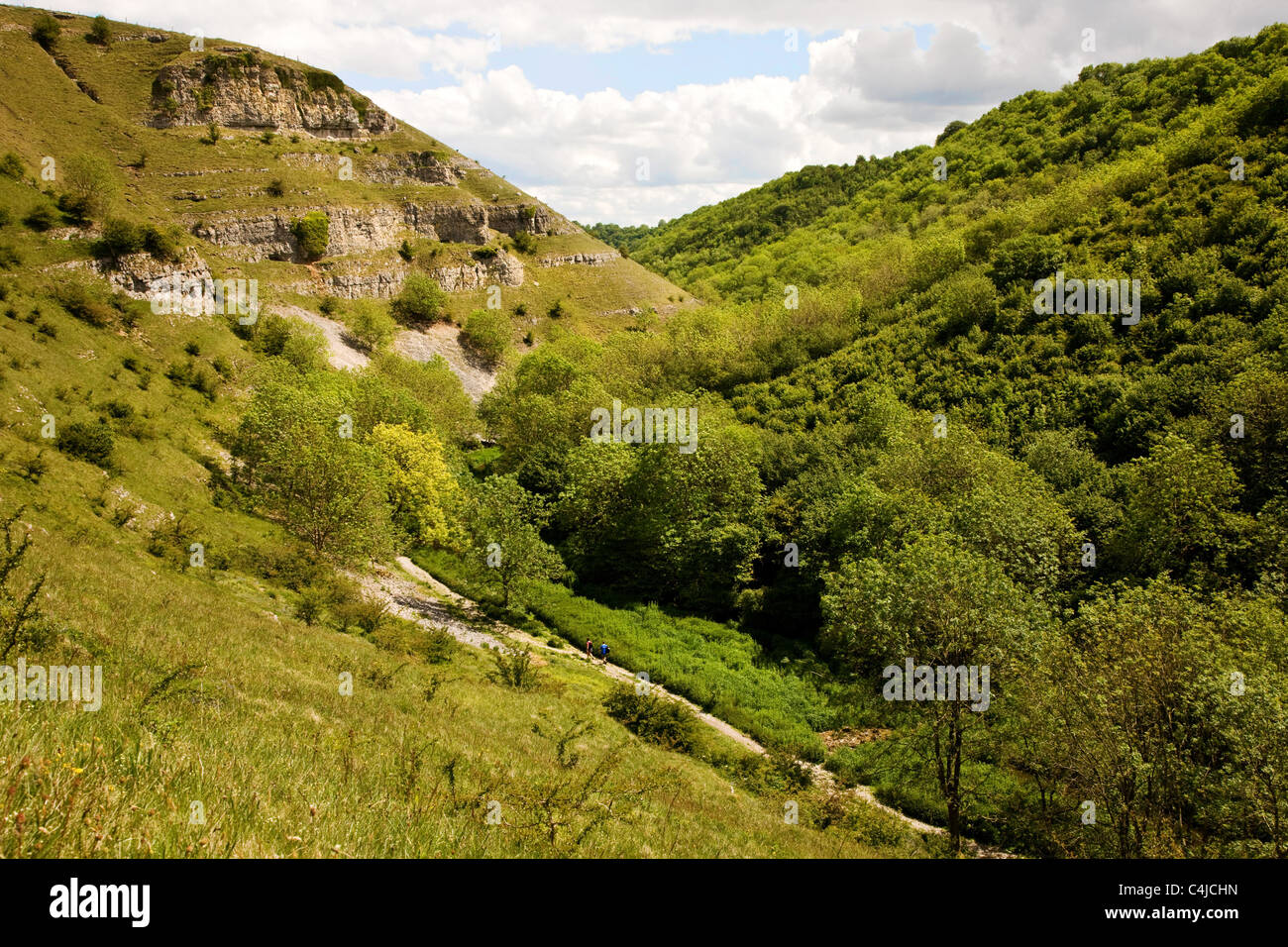 Lathkill Dale in the Derbyshire Peak District Stock Photo - Alamy