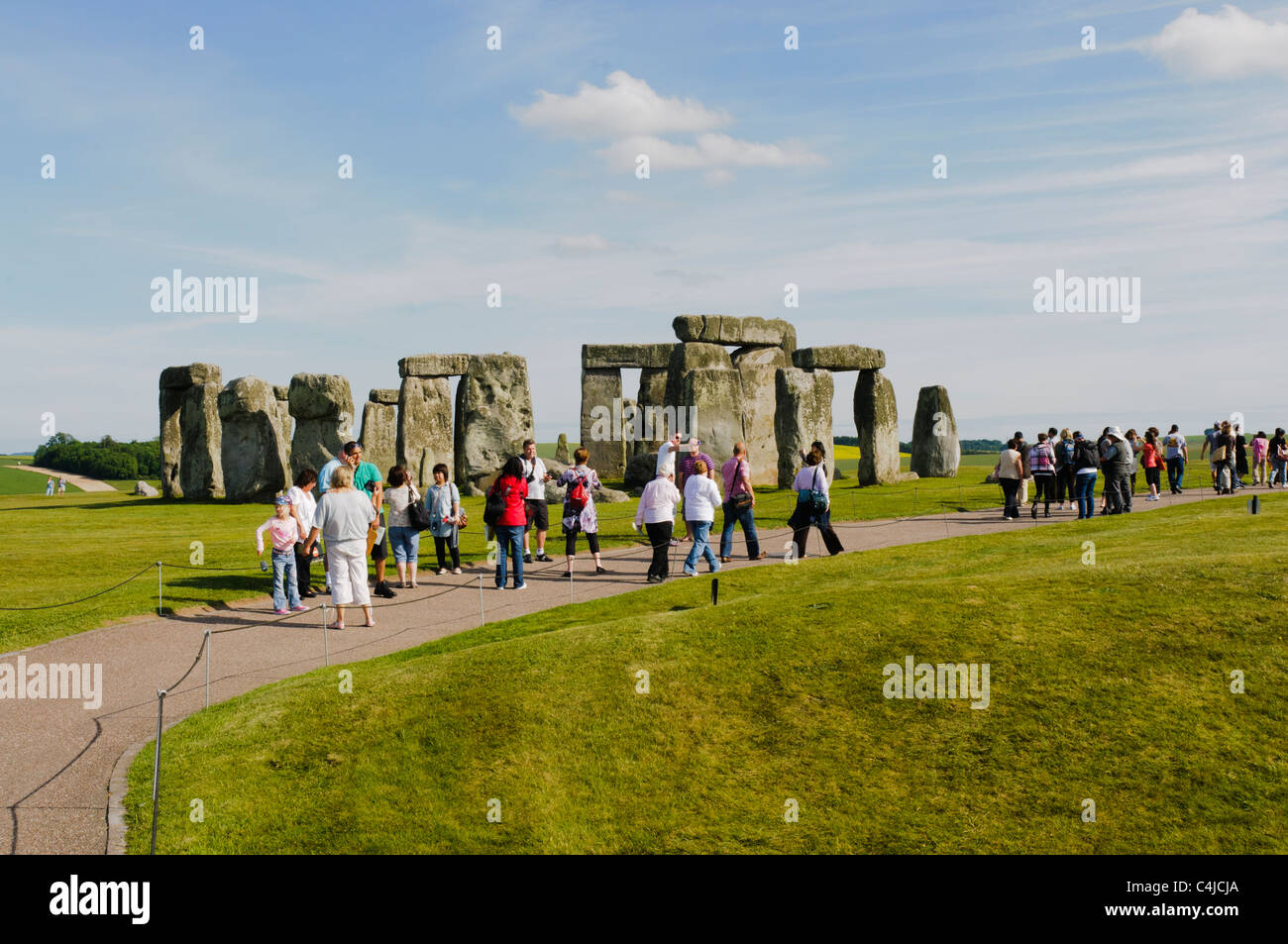 Tourists and visitors at Stonehenge Stock Photo - Alamy
