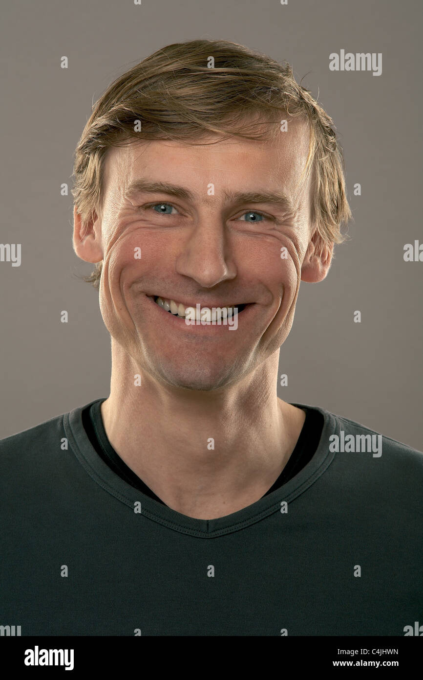 Laughs in camera hi-res stock photography and images - Alamy
