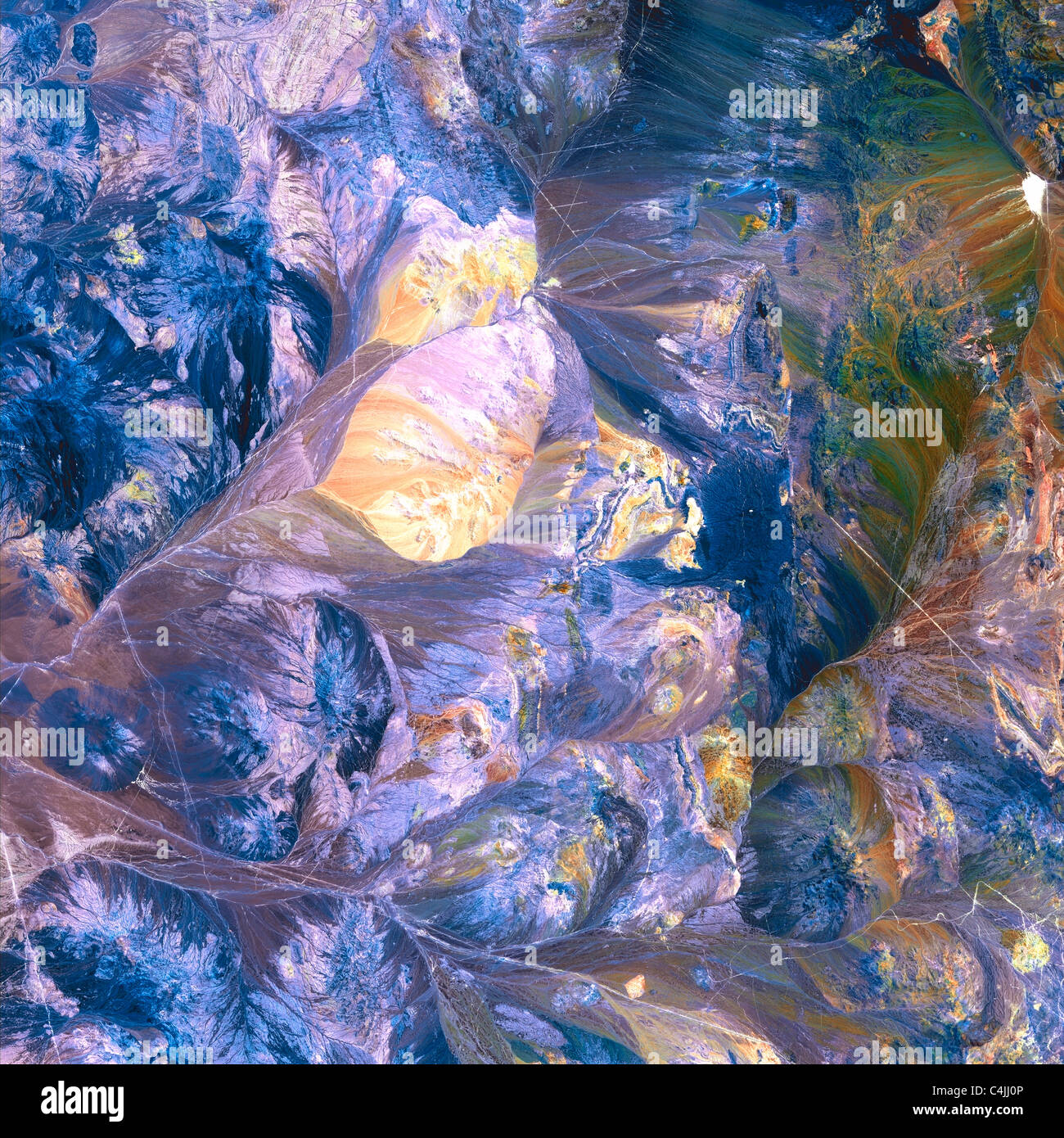 Andes Mountains as seen from space Stock Photo - Alamy