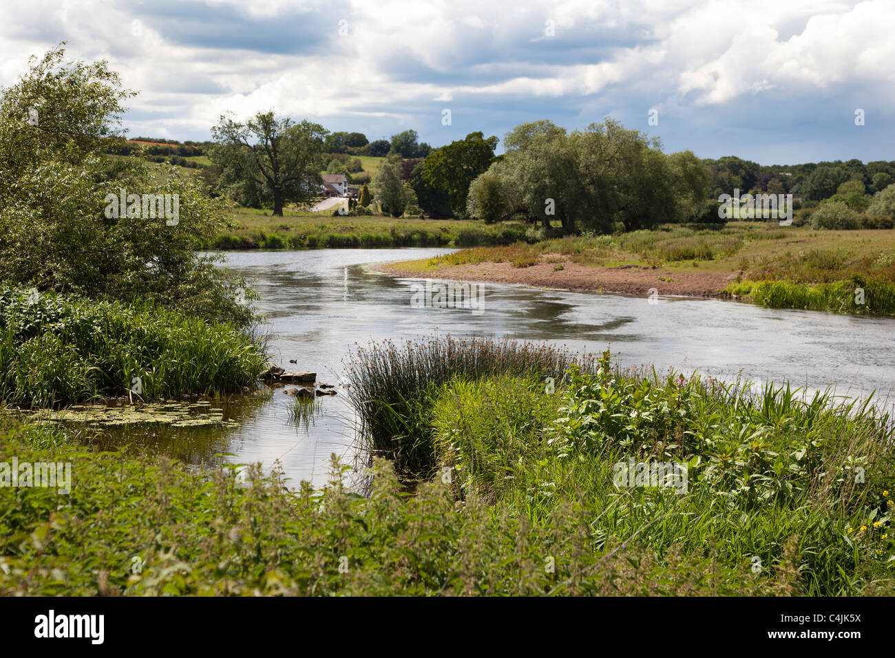 The River Trent at Ingleby Derbyshire England Stock Photo - Alamy