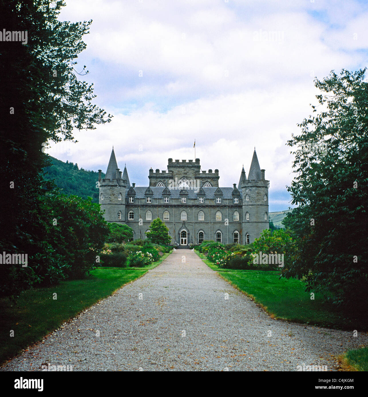 Inverary castle, Inverary Scotland UK historic old Scottish heritage ...