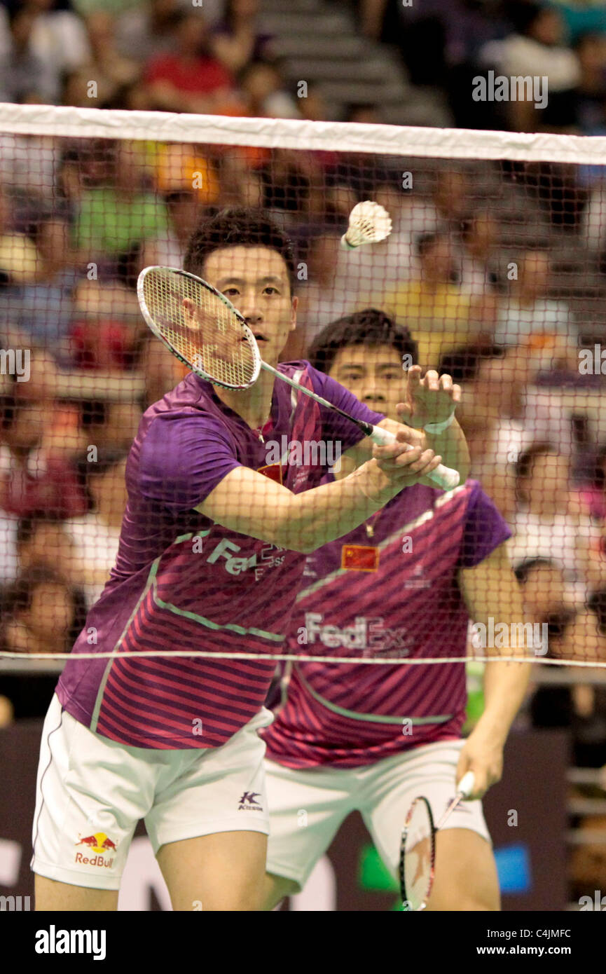 Cai Yun and Fu Haifeng of China during their Mixed Doubles Quarter ...