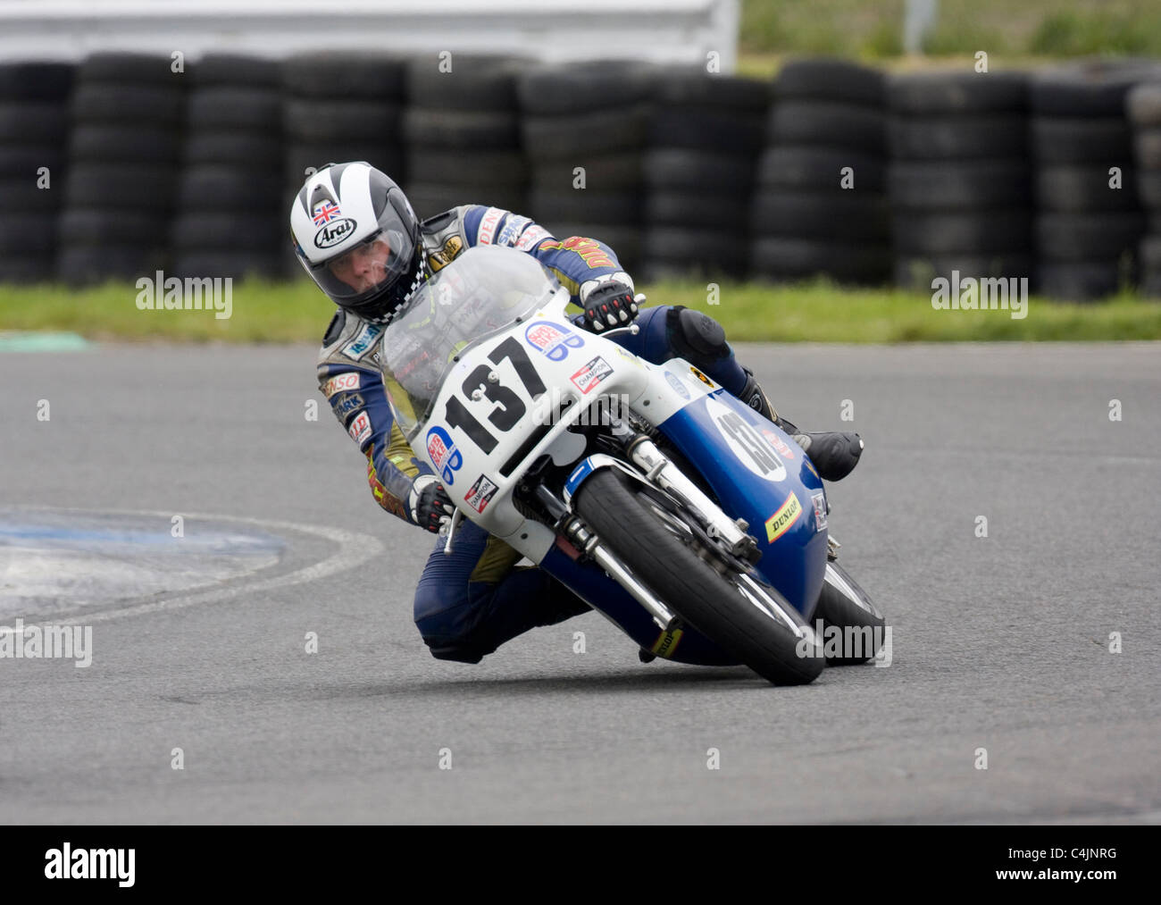 Classic racing motorcycle club race hi-res stock photography and images ...