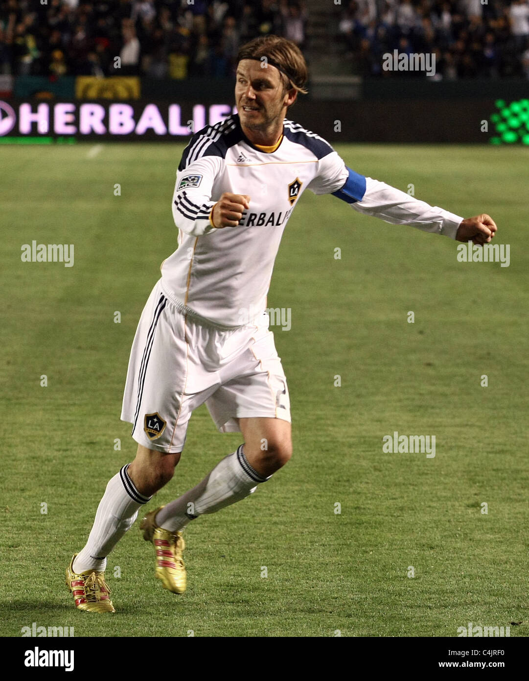 David beckham la galaxy goal hi-res stock photography and images - Alamy