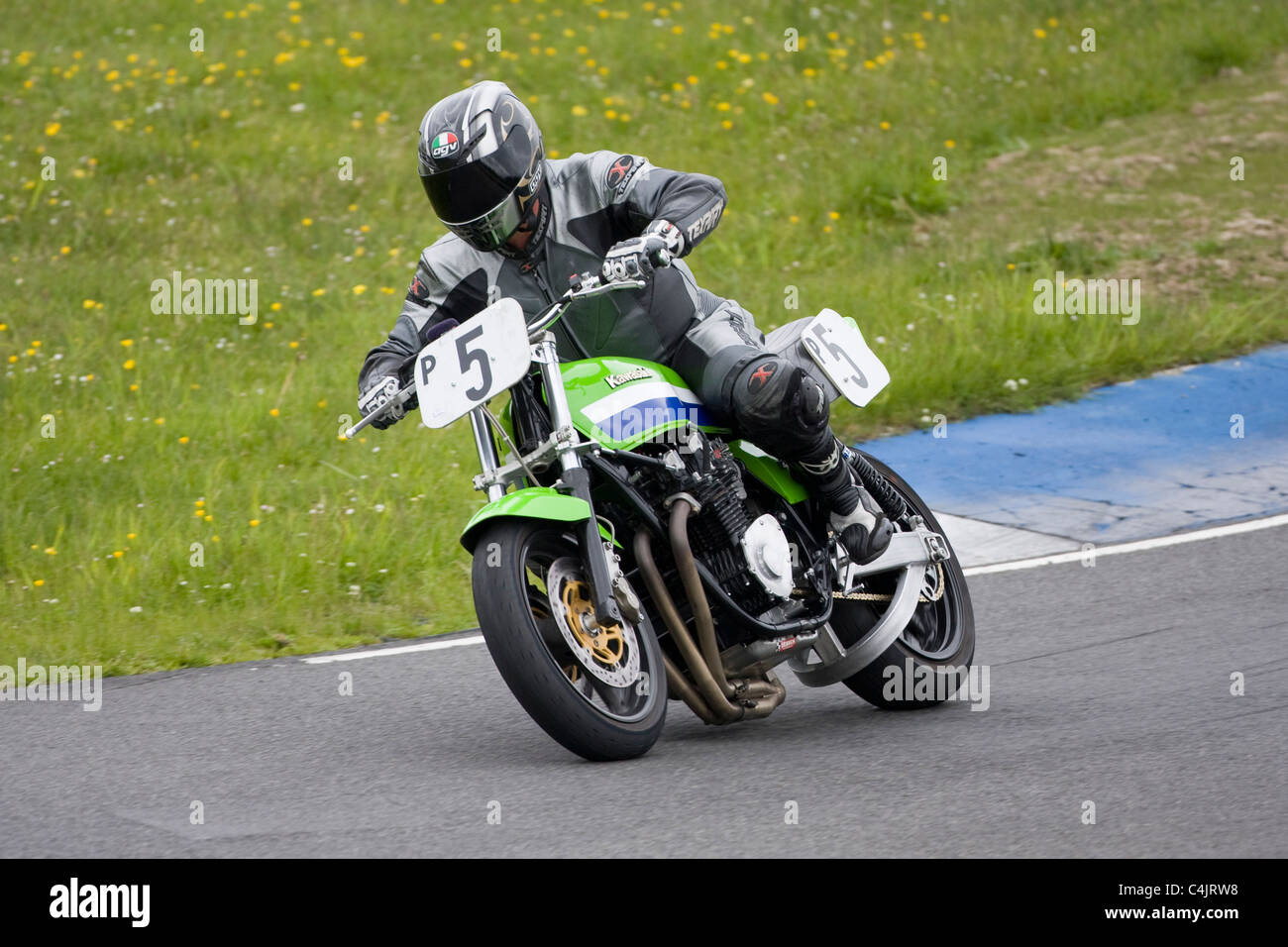 Classic racing motorcycle club race hi-res stock photography and images ...