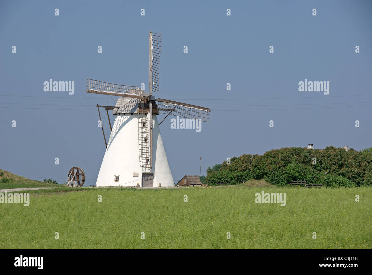 Windmill wind mill old sky energy hi-res stock photography and images ...