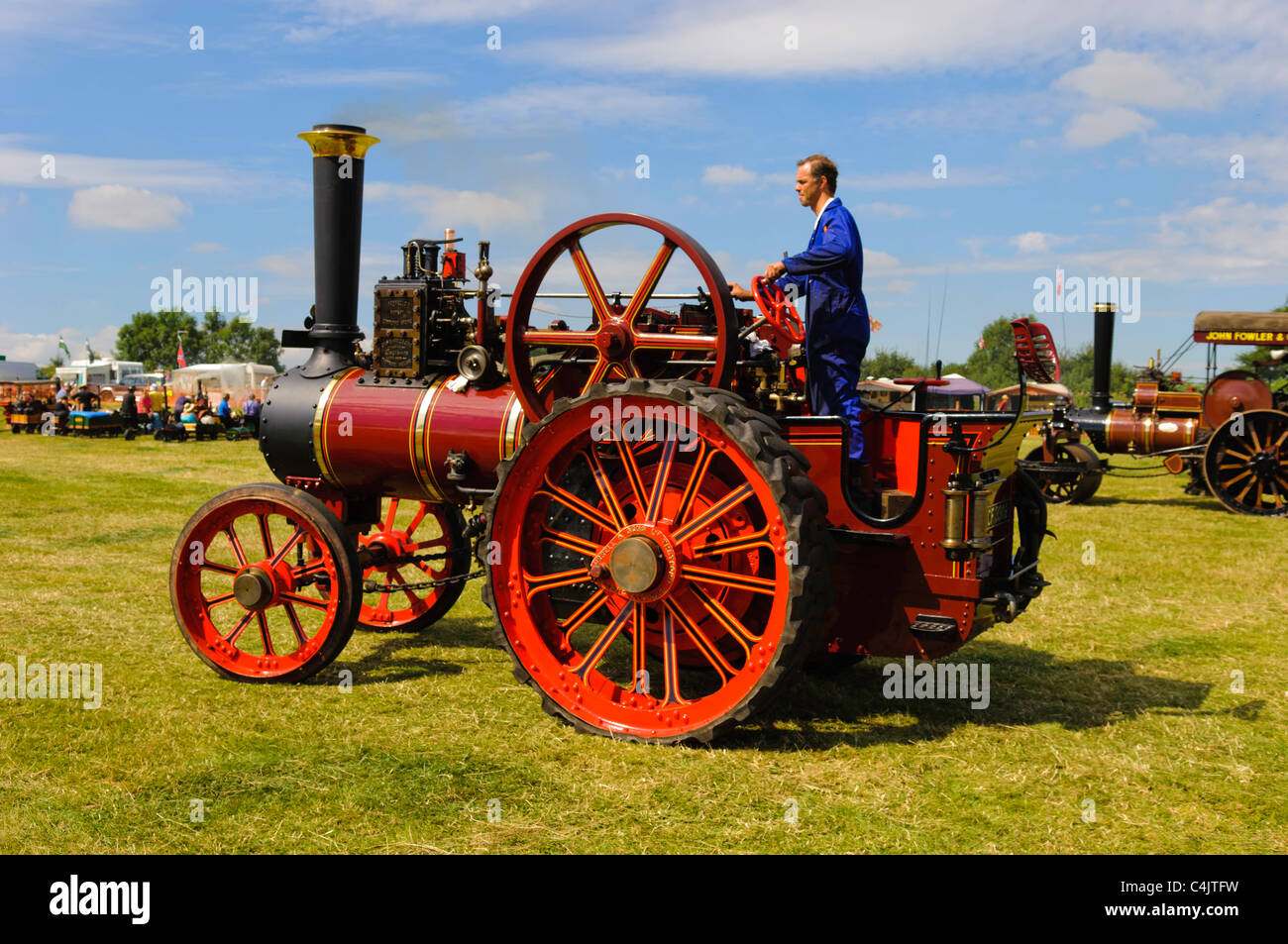 Traction Engine at Torbay Steam Fair Brixham Devon UK August 2006 Stock ...