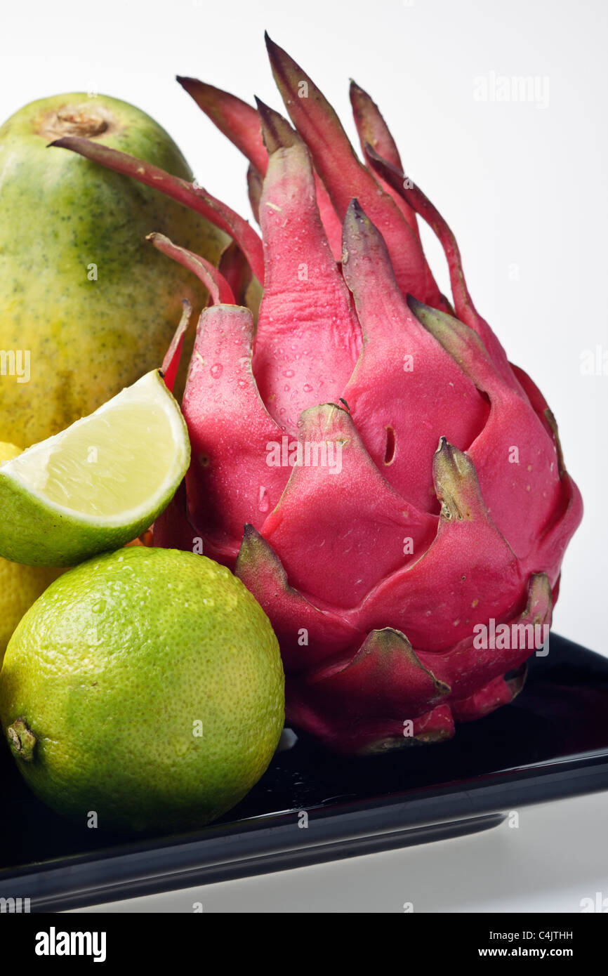 Dragon fruit wedges hi-res stock photography and images - Alamy