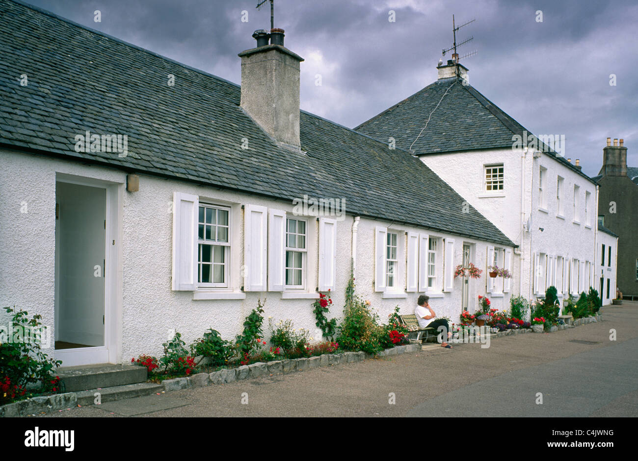 Street in Inverary Scotland Stock Photo - Alamy