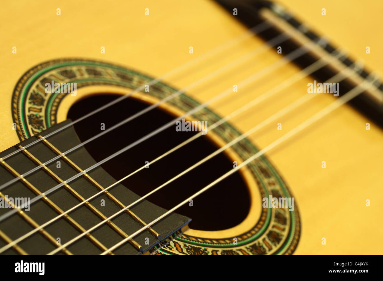 Close up of a classical guitar Stock Photo - Alamy